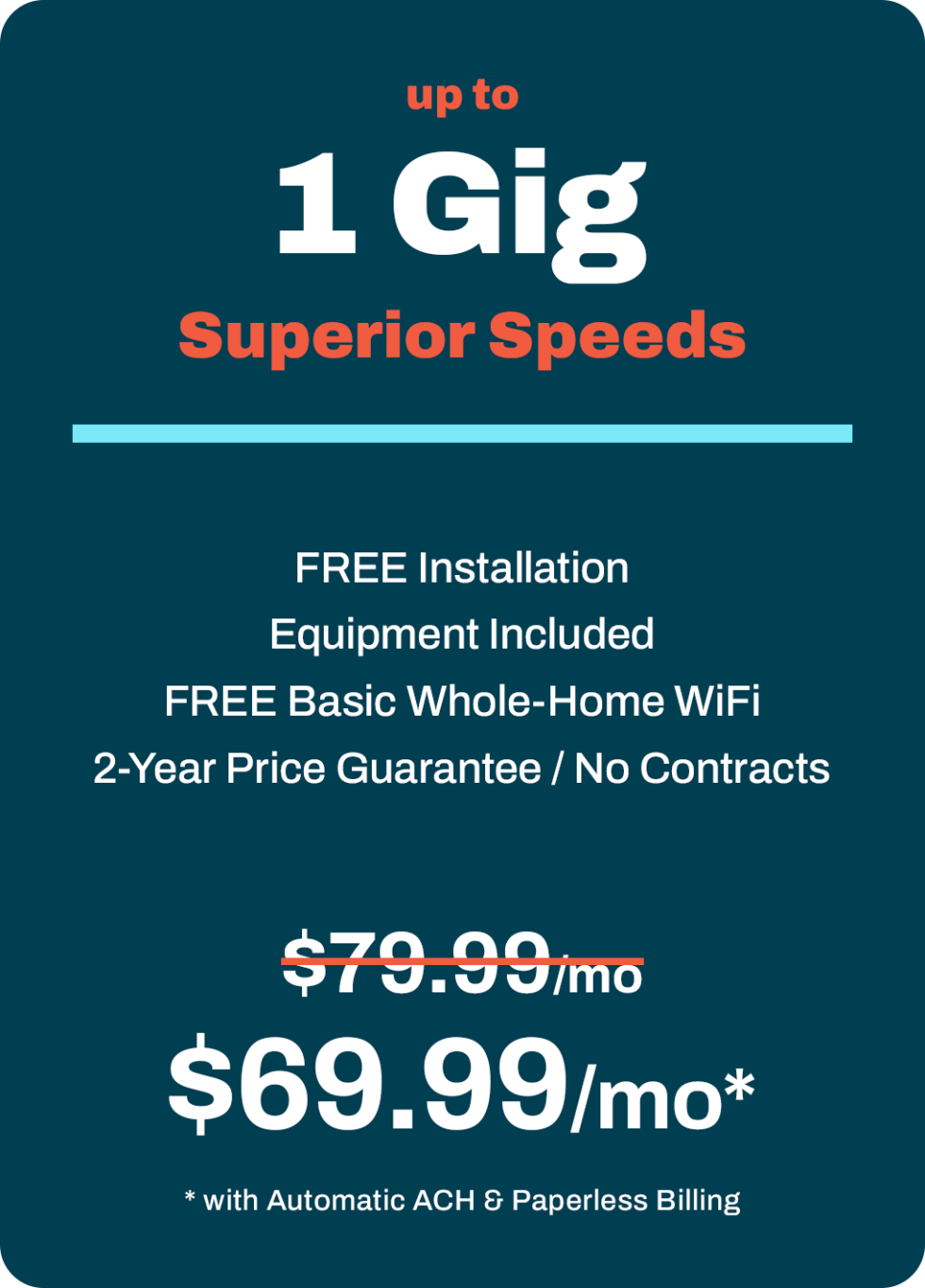 Internet - GTel - Symmetrical Fiber Internet up to 1000 Mbps